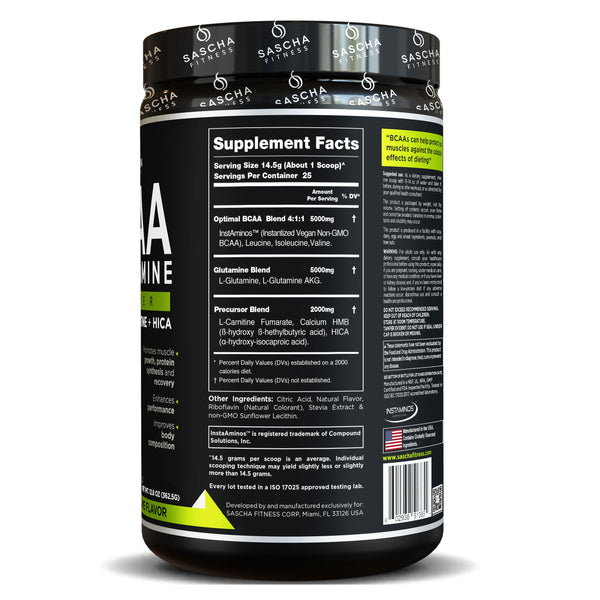 BCAA NATURAL LEMON LIME – SaschaFitness