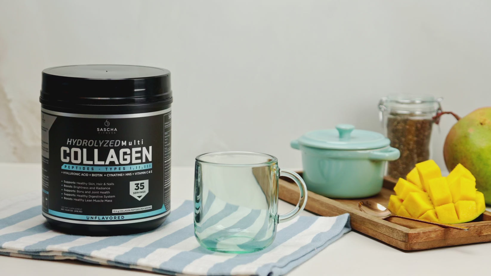 HYDROLYZED MULTI COLLAGEN UNFLAVORED – SaschaFitness